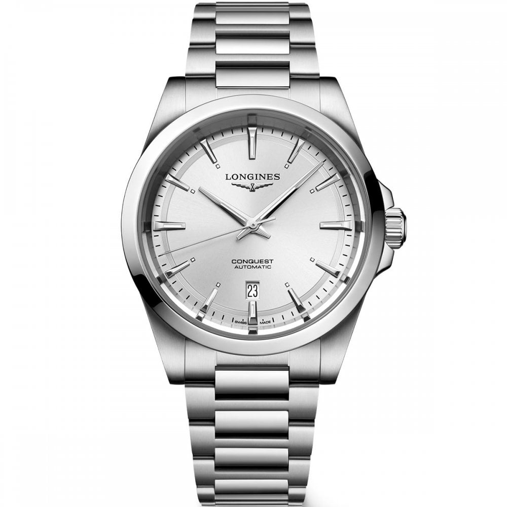 Longines Conquest Silver Dial – Luxury Aura