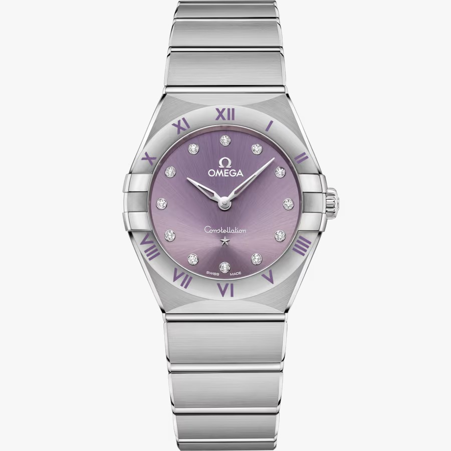 Omega Constellation Purple Dial – Luxury Aura
